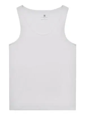 REISS Vinnie Stretch-cotton Vest - White