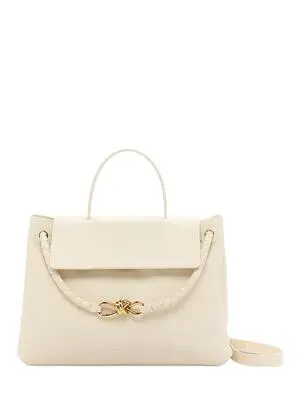 Bottega Veneta Ciao Ciao Leather Top Handle Bag - Sea Salt
