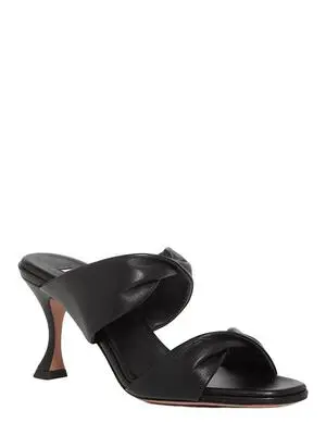 AQUAZZURA Twist 75 Sandals - Black