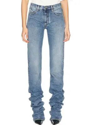 Attico Long Jeans - Sky Blue