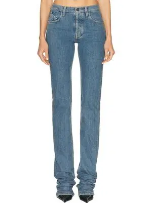 Attico Long Jeans - Sky Blue