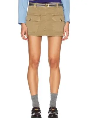 Miu Miu Mini Skirt - Olive