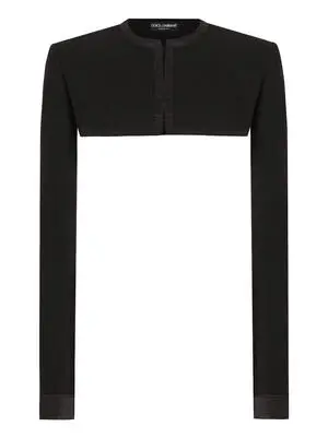 DOLCE & GABBANA Dolce & Gabbana Wool Crepe Shrug