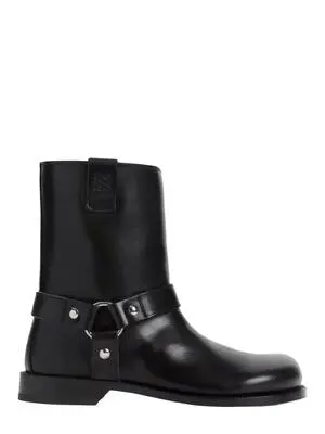 Loewe Campo Biker Boots - Black