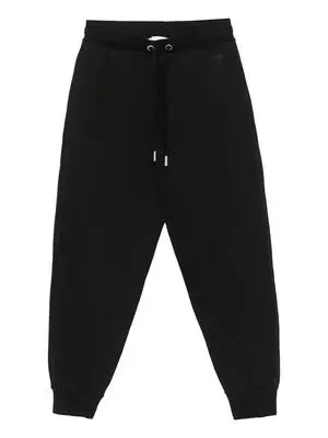 Ami De Coeur-motif Track Pants - Black