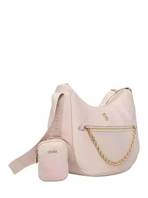 Liu Jo Logo-plaque Shoulder Bag - Pink