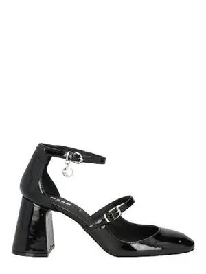 MSGM Pumps With Ankle Strap - Black