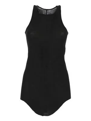 Rick Owens Basic Rib Tank - Black