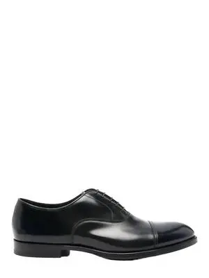 DOUCAL'S Leather Oxford Shoes - Blue