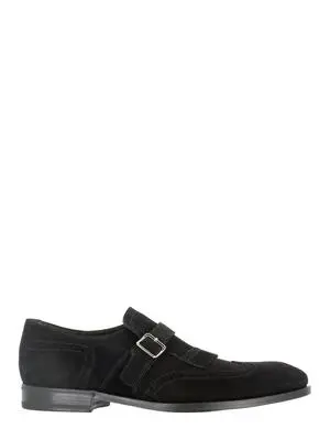 HENDERSON BARACCO Suede Monk Shoes - Black