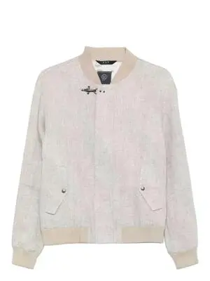 FAY Fay Linen Jacket Neutrals