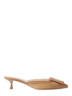 ROGER VIVIER Viv In The City 45 Buckled Mules
