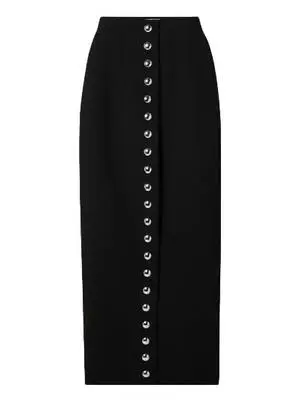 Khaite Brynlee Cady Maxi Skirt - Black