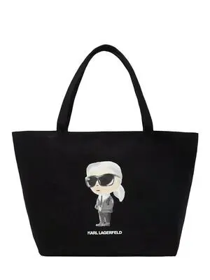 Karl Lagerfeld Ikon Tote Bag - Black