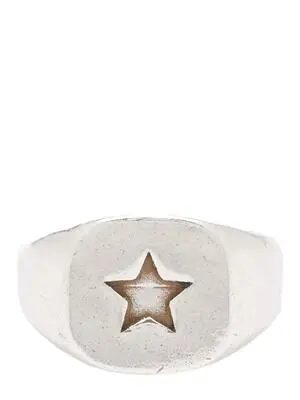 TWOJEYS Star Signet Ring - Silver