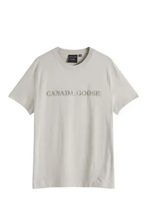 Canada Goose Embroidered Wordmark Emersen T-shirt - Limestone