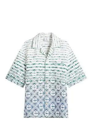 Casablanca Towelling Vacation Shirt - Monogram Gradient