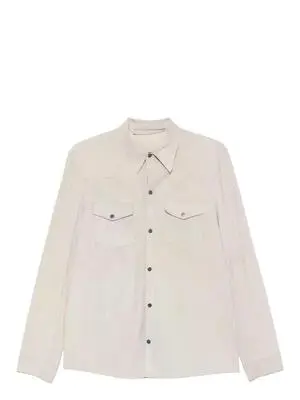 SALVATORE SANTORO Suede Jacket - Neutrals