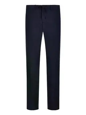 Canali Drawstring Chinos - Blue