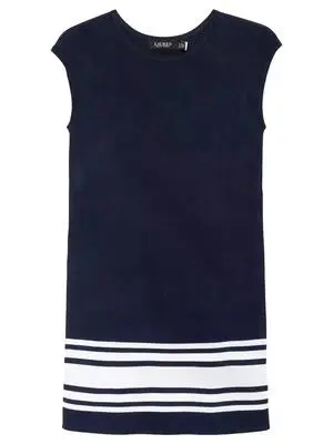 Ralph Lauren Stripe-detail Short Dress - Blue