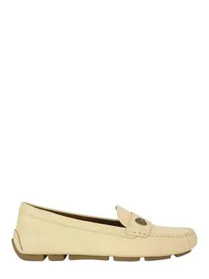 Kurt Geiger Eagle Driver Leather Loafers - Neutrals