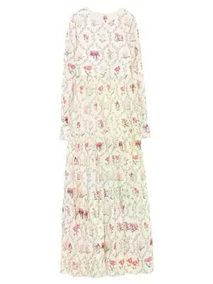 AGUA BENDITA Agua By Agua Bendita Nuez Orquidea Maxi Dress