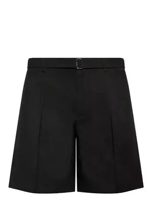 LANVIN Virgin Wool Shorts - Black