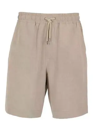Giorgio Armani Linen Bermuda Shorts - Neutrals