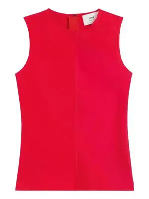 Ami Sleeveless Top - Red
