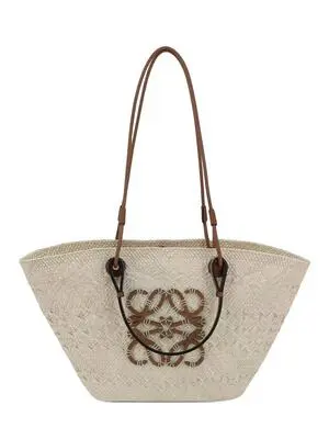Loewe Anagram Basket Tote - Neutrals