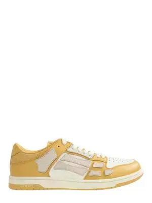 Amiri AMIRI Debossed MA Quad Skel Sneakers Yellow