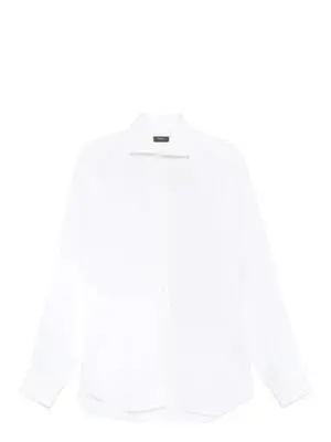 BARBA NAPOLI Linen Shirt - White