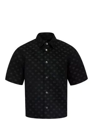Amiri Ma Quad Jacquard Shirt - Black