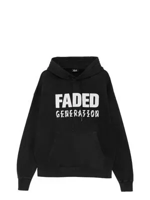 44 LABEL GROUP Faded Generation Hoodie - Black