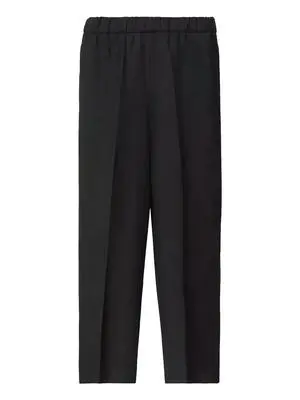 Fabiana Filippi High-waisted Straight Trousers - Black