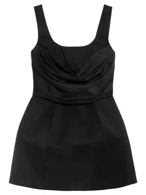 Giuseppe Di Morabito Draped Mini Dress - Black