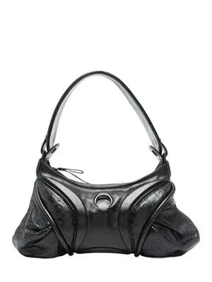 MARINE SERRE Futura Shoulder Bag - Black