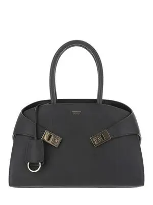 FERRAGAMO Medium Hug Tote Bag - Black