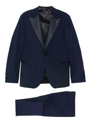 MANUEL RITZ Single-breasted Suit - Blue