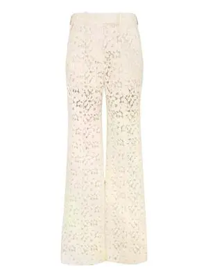 Zimmermann Illuminate Lace Trousers - Neutrals