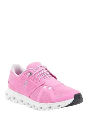On Cloud 6 Sneakers Raspberry/white