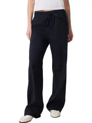 Rag & Bone Logan Drawstring Linen Blend Pants - Salute