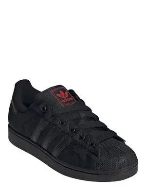 Adidas Adidas Gender Inclusive Superstar II Sneaker Black/black/better Scarlet