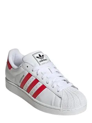 Adidas Adidas Gender Inclusive Superstar II Sneaker White/better Scarlet/black