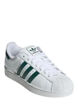 Adidas Adidas Gender Inclusive Superstar II Sneaker White/collegiate Green/white