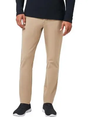 Travis Mathew Legacy Stretchknit Flat Front Chinos - Khaki