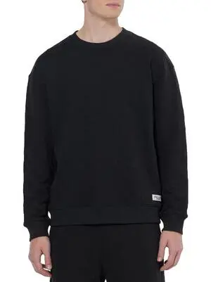 Scotch & Soda Jacquard Knit Sweatshirt - Black