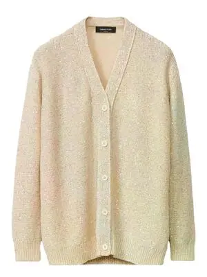 Fabiana Filippi Sequin-embellished Cardigan - Neutrals