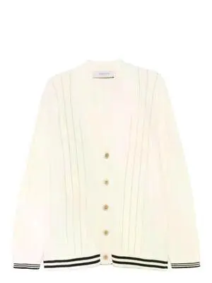 Golden Goose Cable-knit Cotton Cardigan - White