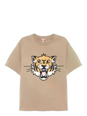 Kenzo Happy Tiger T-shirt - Brown
